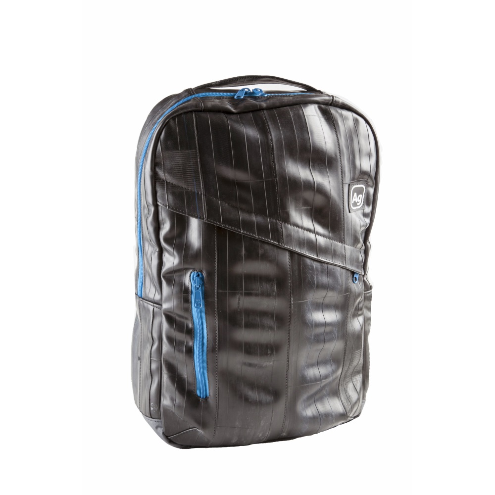 Alchemy Goods Recycled Brooklyn Backpack - Black/Blue | Wallets Online