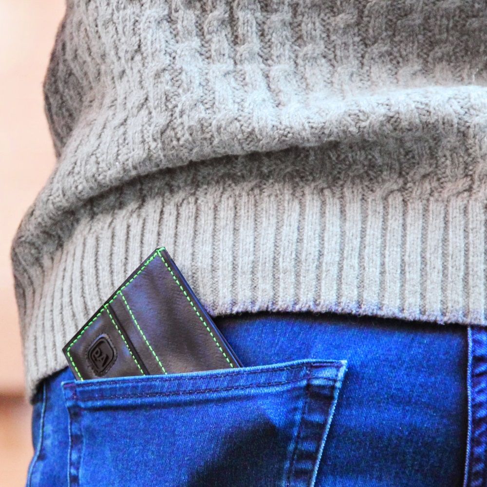Alchemy Goods Recycled Franklin Wallet - Black/Floro Orange | Wallets ...