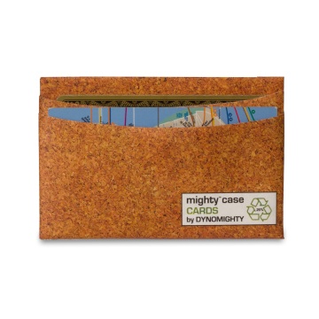 Dynomighty Mighty Card Case - Cork | Wallets Online