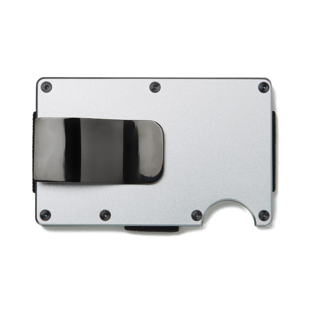 THE RIDGE Aluminum Wallet With Money Clip - Silver | Wallets Online