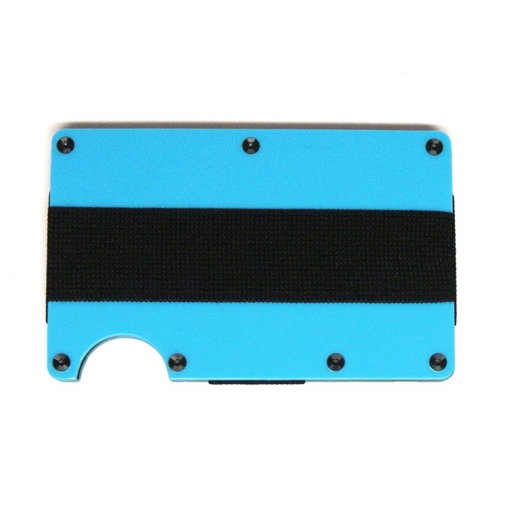 THE RIDGE Polycarbonate Wallet With Cash Strap - Blue | Wallets Online