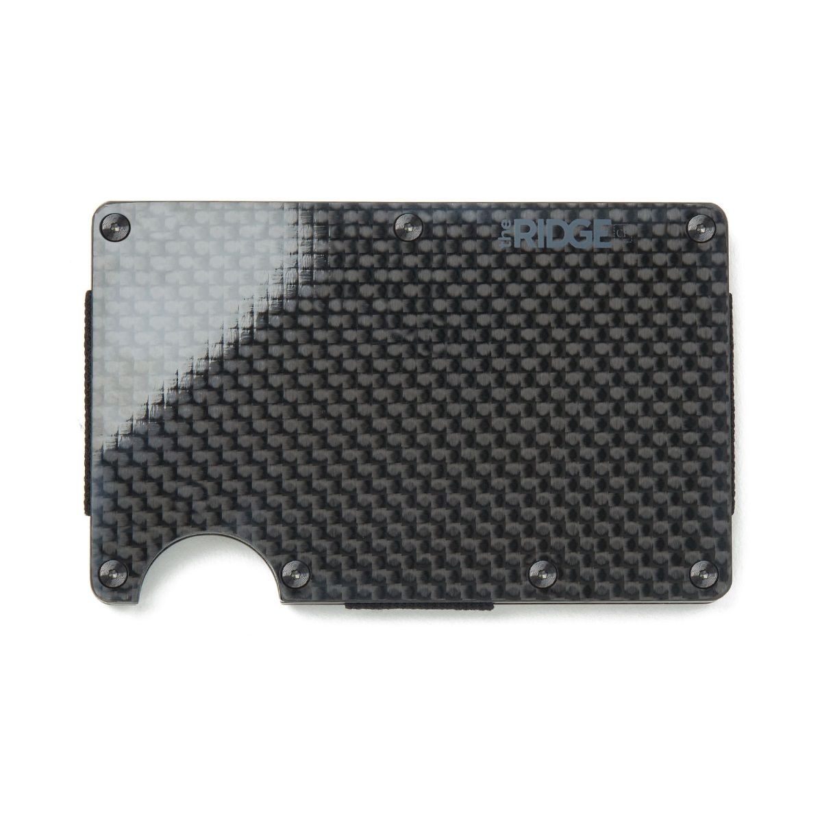 THE RIDGE Carbon Fiber With Cash Strap - Carbon | Wallets Online