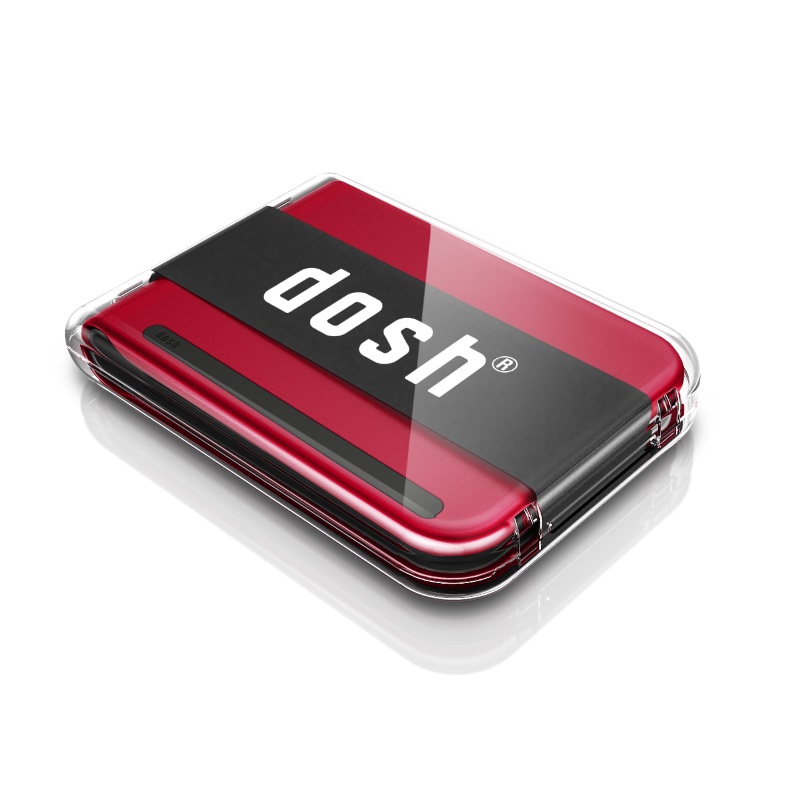 dosh STREET - Red/Grey | Wallets Online