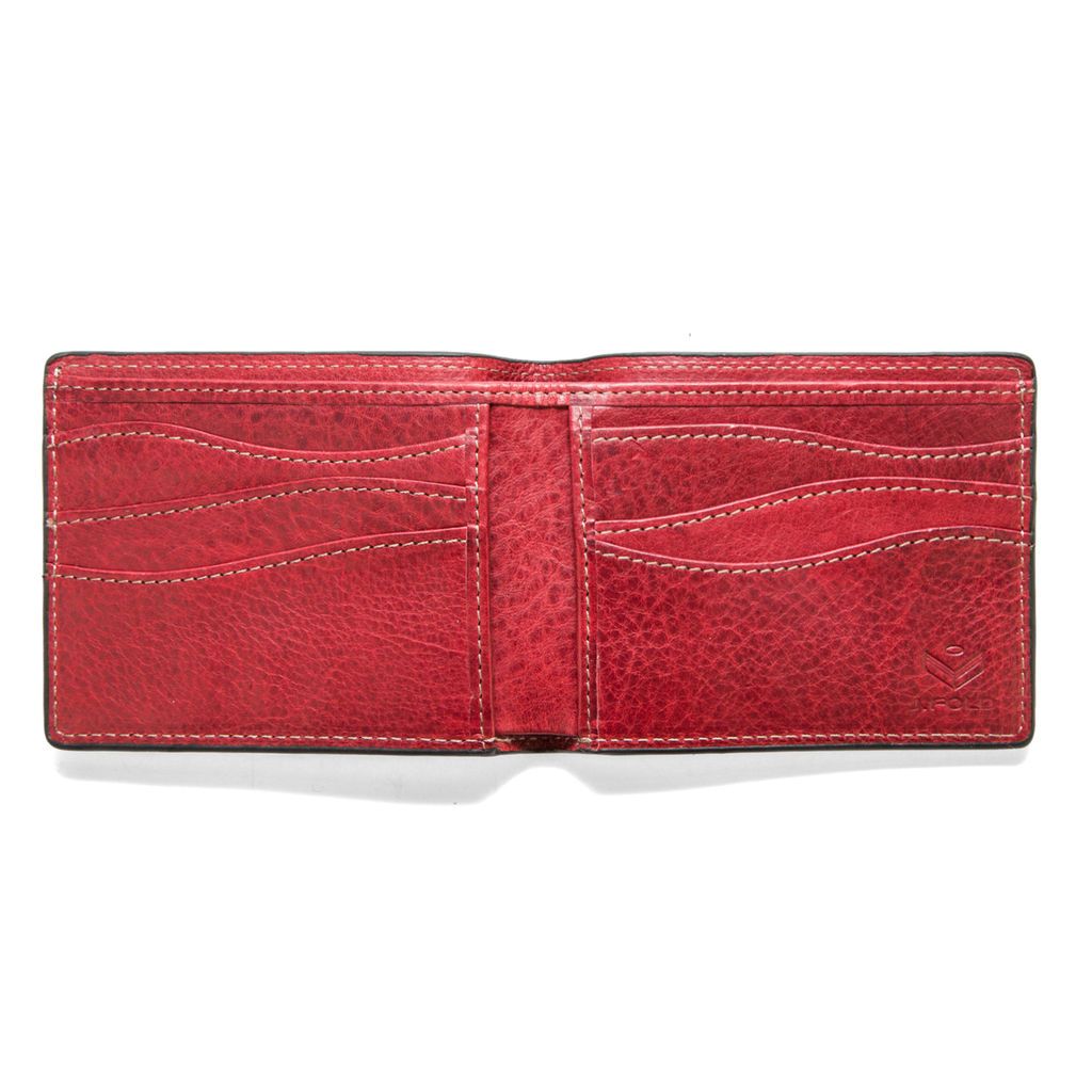 J.FOLD Leather Wallet Torrent - Red | Wallets Online