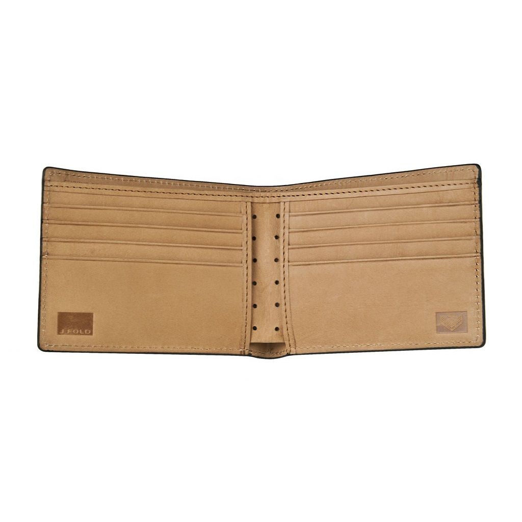 J.FOLD Leather Wallet Havana - Ivory | Wallets Online