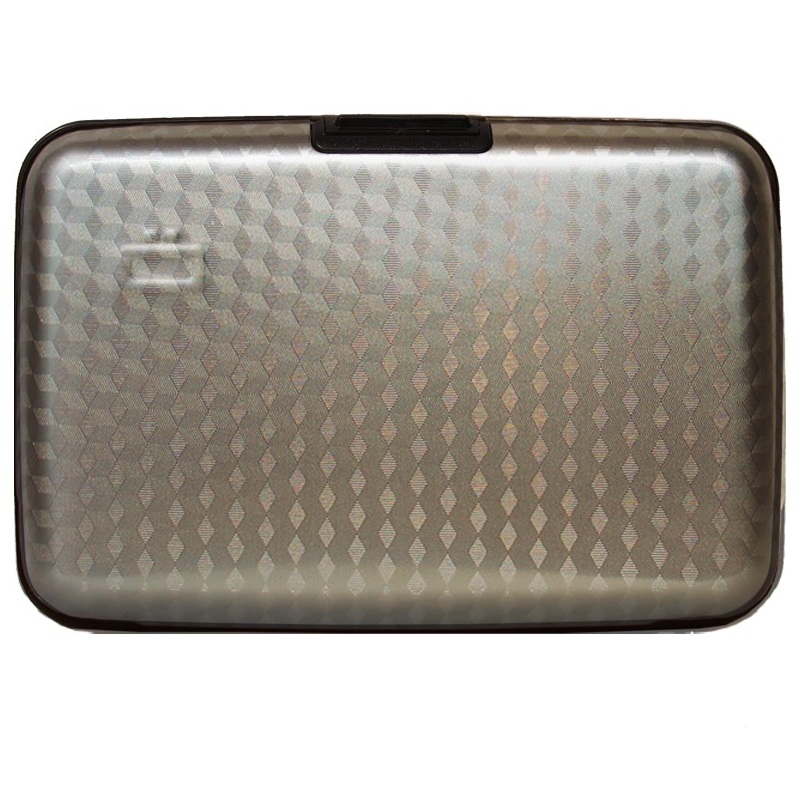 OGON Aluminum Wallet - Titanium - Silver | Wallets Online