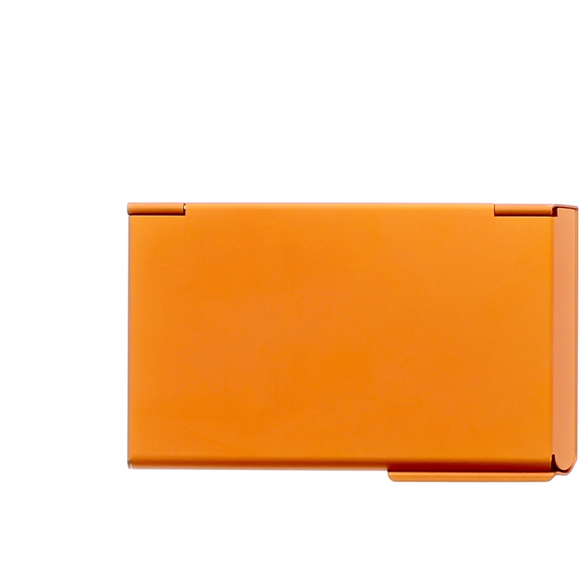 OGON Aluminum Business card holder One Touch - Orange | Wallets Online