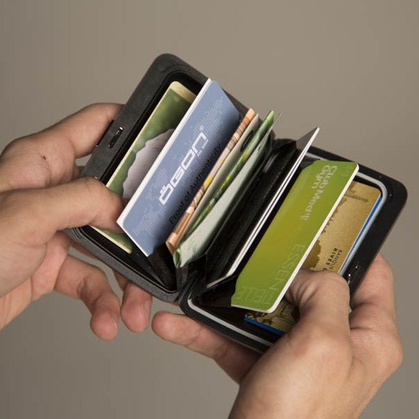 OGON Aluminum Wallet Smart Case V2.0 - Silver | Wallets Brands