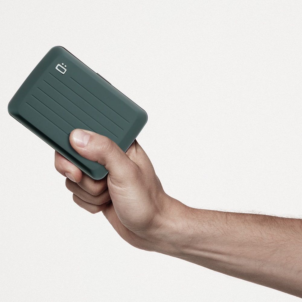 OGON Aluminum Wallet Water Resistant V2.0 - Carbon Taffeta | Wallets Online